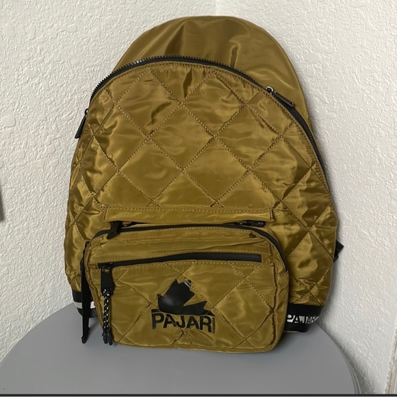 Pajar | Bags | Pajar Green Backpack With Detachable Purse Travel Jetset ...